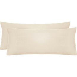 Biberna Kissenbezug &raquo;Michi Feinjersey mit Rei&szlig;verschluss&laquo; verschiedene Gr&ouml;&szlig;en, Feinjersey Kissenh&uuml;lle aus 100% Baumwolle grau Feinjersey, Obermaterial: 100% 