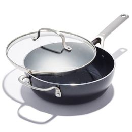OXO Good Grips Bratpfanne &raquo;Antihaft-Agility Schmorpfanne mit Deckel&laquo; Aluminium 1 tlg. vom sanften Schmoren bis zur Sauce, Kochen im Alltag m&uuml;helos 