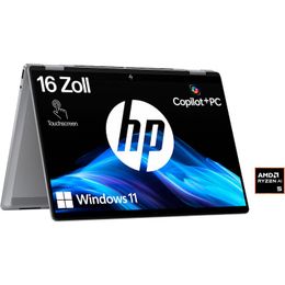 HP Convertible Notebook &raquo;OmniBook X Flip 16-a0252ng&laquo; 40,64 cm / 16 &prime;&prime; AMD Ryzen AI 5 Radeon 1.000 GB SSD silber