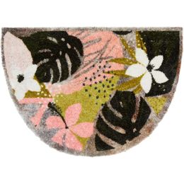 Astra Fu&szlig;matte &raquo;Pure&Soft 013&laquo; halbrund 7 mm H&ouml;he Sauberlaufmatte, weiche Oberfl&auml;che, waschbar, rutschfest bunt Kunstfaser B : 50cm 1 Stk., 7mm, L: 