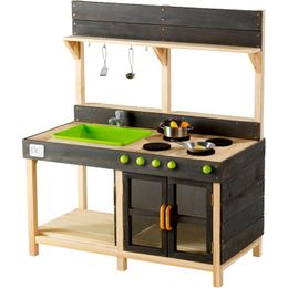 EXIT Outdoor-Spielk&uuml;che &raquo;Yummy 200&laquo; transparent Holz Einheitsgr&ouml;&szlig;e