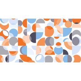 ARCHITECTS PAPER Fototapete &raquo;Atelier 47 Coloured Circles 1&laquo; geometrisch glatt Vlies, Wand, Schr&auml;ge, Decke bunt Vlies B/L: 5m x 2,7m