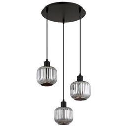 NOWA Pendelleuchte &raquo;TOM&laquo; E14 1 Stk. H&auml;ngeleuchte, H&auml;ngeleuchte, Wohnbereich, Essbereich schwarz 3, &Oslash; 15cm H: 120cm, 1 Stk.