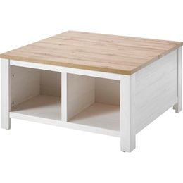 OTTO home Couchtisch &raquo;Westminster, Beistelltisch, Wohnzimmertisch, Sofatisch, Tisch&laquo; Metallgriffe, ausreichend Stauraum, in 2 Farben erh&auml;ltlich wei&szlig; 