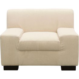 OTTO home Sessel &raquo;Faxe 101 x 85 cm, stabile Konstruktion&laquo; aus haustierfreundlichem Pet Friendly Cord beige 90% Polyester, 10% Nylon Cord, B/H/T: 101cm