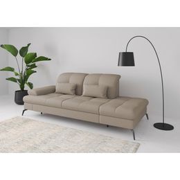 Sit & More sit&more Recamiere &raquo;Amica, inkl. Sitztiefenverstellung und Armteilverstellung&laquo; wahlweise mit Kopfteilverstellung und Stauraum grau 95% Polyester, 5% 