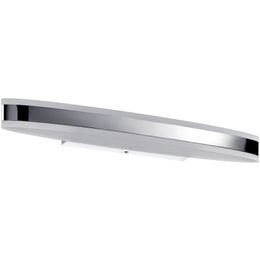Paulmann Spiegelleuchte &raquo;Kuma 500mm IP44 9W Chrom, Wei&szlig;, Metall, Acryl&laquo; 1 Stk. Warmwei&szlig; Badezimmerleuchte wei&szlig; 1, H: 4,5cm, 1 Stk.