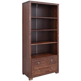 OTTO home Standregal &raquo;Gotland&laquo; Breite 80 cm, H&ouml;he 178 cm, aus massiver Kiefer, FSC braun Einheitsgr&ouml;&szlig;e