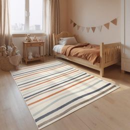 Hanse Home Kinderteppich &raquo;Linnea&laquo; rechteckig 10 mm H&ouml;he Pflegeleicht, Weich, Kinderzimmer, Spielteppich, Spielunterlage bunt Polypropylen B : 160cm 1 