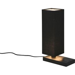 REALITY LEUCHTEN Schreibtischlampe &raquo;Haley&laquo; E14 1 Stk. warmwei&szlig; - kaltwei&szlig; Touch-Tischleuchte mit induktiver Ladestation, exkl 1xE14 max 40W schwarz 1,