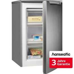 Hanseatic Gefrierschrank &raquo;HGS8555BI&laquo; 85 cm hoch 55 cm breit inkl. 3 Jahre Herstellergarantie silber Eisw&uuml;rfelbeh&auml;lter