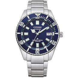 Citizen Herren Automatikuhr &raquo;Promaster Fujitsubo Mechanical Diver&laquo; Armbanduhr, Mechanische Uhr, Herrenuhr, Titan, Saphirglas silber Einheitsgr&ouml;&szlig;e