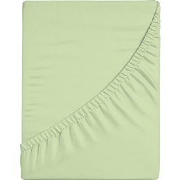bellana Spannbettlaken &raquo;bellana premiumstretch&laquo; super elastisch gr&uuml;n Jersey-Elasthan, Obermaterial: 95% Baumwolle, 5% Elasthan 1 Stk., Jersey-Elasthan