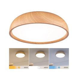 Paulmann LED Deckenleuchte &raquo;Selection Bathroom Oka IP44 24W 230V Kunststoff&laquo; Tageslichtwei&szlig; WhiteSwitch braun 1, &Oslash; 36cm H: 10,5cm