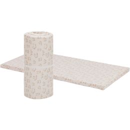 fillikid Reisebett-Matratzen &raquo;Matratze f&uuml;r Reisebett gerollt Jersey Hund&laquo; 4 cm hoch 1 Stk. tlg. passend f&uuml;r Reisebetten 120 &times; 60 cm ( - ), 4cm, Baumwoll Bezug,