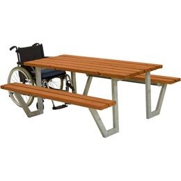 Plus Garten-Essgruppe &raquo;&raquo;Wega&laquo; Kombim&ouml;bel&laquo; 1 Stk. tlg. 177x161x73/45 cm braun B/H/T: 161cm x 73cm x 177cm