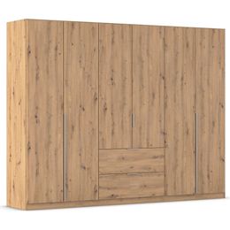 OTTO home Dreht&uuml;renschrank &raquo;Kleiderschrank Schrank Garderobe AGORDO mit Dekor- oder Hochglanzfront&laquo; in zwei Griff-Farben, Breite 271 cm, mit 