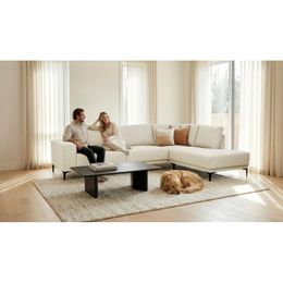 OTTO home Ecksofa &raquo;Xander, L-Form&laquo; Breite 289 cm, Webstoff, Soft-Touch Chenille, schwarze Metallf&uuml;&szlig;e beige 68% polypropylene, 32% polyester B/H/T: 