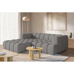 homsy by Ana Johnson Ecksofa &raquo;&raquo;XL&laquo; BOUBELLE L-Form extra tief, Design: Bubble-Optik, Breite 247cm&laquo; hoher Sitzkomfort dank Wellenunterfederung, XL 