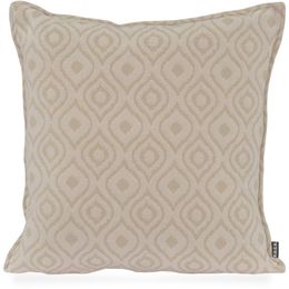 HOCK Dekokissen &raquo;Greta&laquo; Sofakissen inkl. F&uuml;llung, 70x40cm, Dekokissen, gemustert, wei&szlig; beige wei&szlig; Obermaterial: 43% Polyester, 37% Polyacryl, 20% Baumwolle