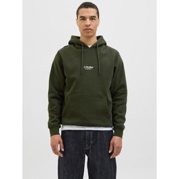 Jack & Jones Jack & Jones Herren Kapuzensweatshirt &raquo;JJESOHO SWEAT HOOD NOOS&laquo;, Baumwollmischung, relaxed fit bunt S