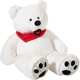 Heunec Kuscheltier &raquo;KUMA, Eisb&auml;r, 140 cm&laquo; Made in Germany wei&szlig; Einheitsgr&ouml;&szlig;e Kuscheltier