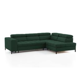 exxpo - sofa fashion Ecksofa &raquo;Bocco, hochwertige Verarbeitung, toller Sitzkomfort, bequem, L-Form&laquo; wahlweise mit Bettfunktion u. Bettkasten, inkl. 