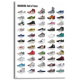 Reinders Deco-Panel &raquo;Sneaker-Kollektion&laquo; Hobbyraum - Mehrfarbig - MDF - Fashion - 60x90 cm bunt B/H/T: 60cm x 90cm x 2cm