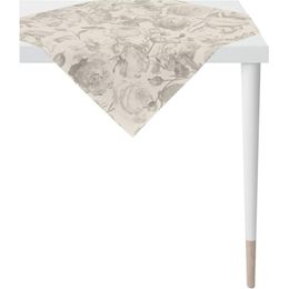 Apelt Mitteldecke &raquo;5255 HERBSTZEIT, Herbstdeko, Herbst&laquo; Digitaldruck gold Baumwolle B/L: 100cm x 100cm, 1 Stk., quadratisch
