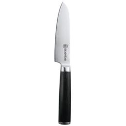 CS SOLINGEN Santokumesser &raquo;Konstanz&laquo; aus 67 Schichten japanischem Stahl, Klingenl&auml;nge 12,5 cm schwarz Stahl Einheitsgr&ouml;&szlig;e