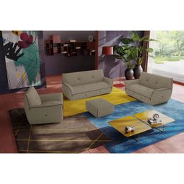 Egoitaliano Polstergarnitur &raquo;Yuki, extravagantes Design und h&ouml;chster Sitzkomfort, tolle Details&laquo; Set, bestehend aus einem 2,5- und einem 2-Sitzer, Sessel und 
