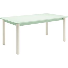 Tom Tailor HOME Esstisch &raquo;COLOR TABLE&laquo; 1 Stk. tlg. Esstisch, 4-Fu&szlig;, 3 Gr&ouml;&szlig;en, 3 Dekorfarben, 4 Fu&szlig;farben, ABS-Kante wei&szlig; B/H/T: 180cm x 76cm x 100cm