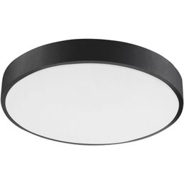 NOVA LUCE LED Deckenleuchte &raquo;HADON&laquo; LED-Modul 1 Stk. Warmwei&szlig; schwarz 1, &Oslash; 40cm, 1 Stk.