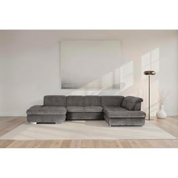 Die PlanBar Wohnlandschaft &raquo;MP-IN17004 U-Form, Breite 382 cm, mit Federkern-Polsterung&laquo; Federkern-Polsterung, wahlweise mit Funktionen 88% Polyester, 
