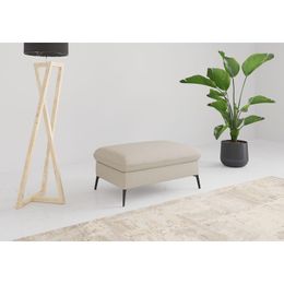 Sit & More sit&more Polsterhocker &raquo;Emely&laquo; mit praktischen Stauraum beige 95%Polyester, 5% Polyamid B/H/T: 104cm x 47cm x 69cm, Flachgewebe LINO,mit Stauraum