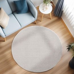 Ayyildiz Teppiche Teppich &raquo;LOOM 4300 , auch als L&auml;ufer und in Rund&laquo; rund 7 mm H&ouml;he Kurzflor, grobe Schlingen Struktur, pflegeleicht, strapazierf&auml;hig beige Polypropylen 