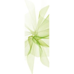 ARCHITECTS PAPER Fototapete &raquo;White And Green&laquo; Grafik Tapete Stoff Wei&szlig; Gr&uuml;n Fototapete Panel 1,00m x 2,80m gr&uuml;n Vlies B/L: 1m x 2,8m