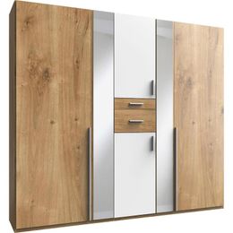 wimex Dreht&uuml;renschrank &raquo;Odessa&laquo; braun Holzwerkstoff B/H/T: 225cm x 208cm x 58cm, Schubladen: 2 Stk. T&uuml;ren: 6 Stk.