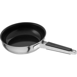 Zwilling Bratpfanne &raquo;Pure&laquo; Edelstahl 18/10 1 Stk. tlg. Keramikbeschichtung, Stay-Cool Griffe, Edelstahl silber &Oslash; 20cm + H&ouml;he 19,3cm