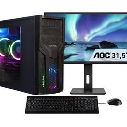 Captiva Business-PC-Komplettsystem &raquo;Power Starter R80-035 TFT Bundle&laquo; 80 &prime;&prime; AMD Ryzen 5 AMD 32 GB RAM 1.000 GB SSD schwarz Windows 11 Home 64-bit