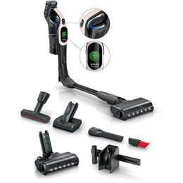Bosch Akku-Stielstaubsauger &raquo;Unlimited 10 BKS1041RHF, MicroClean Technology, Display, Knickrohr&laquo; HEPA-Filtersystem, 10 Jahre Motorgarantie, LED-Licht,