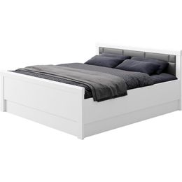 Priess Einzelbett &raquo;Arnsberg&laquo; Komfortliegeh&ouml;he wei&szlig; Liegefl&auml;che L&auml;nge B: 200cm x 180cm, H&ouml;he Bettseite: 49cm, ohne Matratze