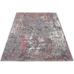 OCI DIE TEPPICHMARKE Teppich &raquo;JUWEL LIRAY, auch als L&auml;ufer und in Rund&laquo; rechteckig 20 mm H&ouml;he Kurzflor, Wohnzimmer, Marmor Optik, Hoch Tief Effekt, 