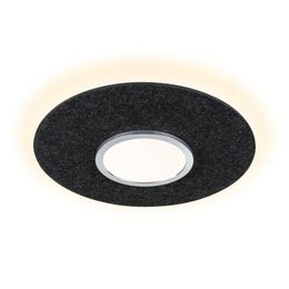Paulmann LED Deckenleuchte &raquo;Tulga 2700K 2000lm 32,5W Anthrazit&laquo; 1 Stk. Warmwei&szlig; 3-Step-Dim grau 1, &Oslash; 45cm H: 5cm, 1 Stk.