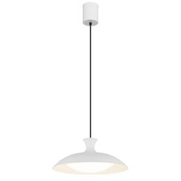 Globo LIGHTING H&auml;ngeleuchte &raquo;ROCHA&laquo; LED-Modul 1 Stk. LED H&auml;ngeleuchte f&uuml;r Esszimmer wei&szlig; modern wei&szlig; 1, &Oslash; 40cm H: 150cm, 1 Stk.