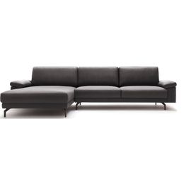 Creation BY ROLF BENZ Ecksofa &raquo;CR.450 elegantes Designsofa mit hohem Sitzkomfort&laquo; grau B/H/T: 274cm x 95cm x 178cm, Leder OSKAR, Recamiere links