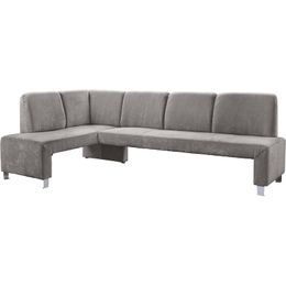 exxpo - sofa fashion Eckbank &raquo;Intenso, viele Bezugsstoffe Cord, Struktur 243/158 cm (B/T)&laquo; hohe Bodenfreiheit, frei im Raum stellbar, hoher 