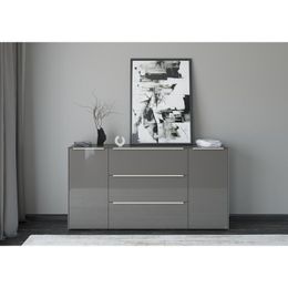 set one by Musterring Sideboard &raquo;Reno&laquo; 1 Stk. tlg. Mit Gleitern und in verschiedenen Farben erh&auml;ltlich Glas, Holzwerkstoff B/H/T: 182cm x 94cm x 42cm,