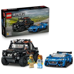 Lego Konstruktionsspielsteine &raquo;Jaguar Project 7 & Land Rover Defender (77264), Lego Speed Champions&laquo; Made in Europe Einheitsgr&ouml;&szlig;e 