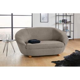 LOOKS by Wolfgang Joop Sofa &raquo;LooksIV&laquo; Rundsofa, in vielen frischen Farben w&auml;hlbar braun 70% Polyester (recycelt), 30% Polyester B/H/T: 178cm x 82cm x 